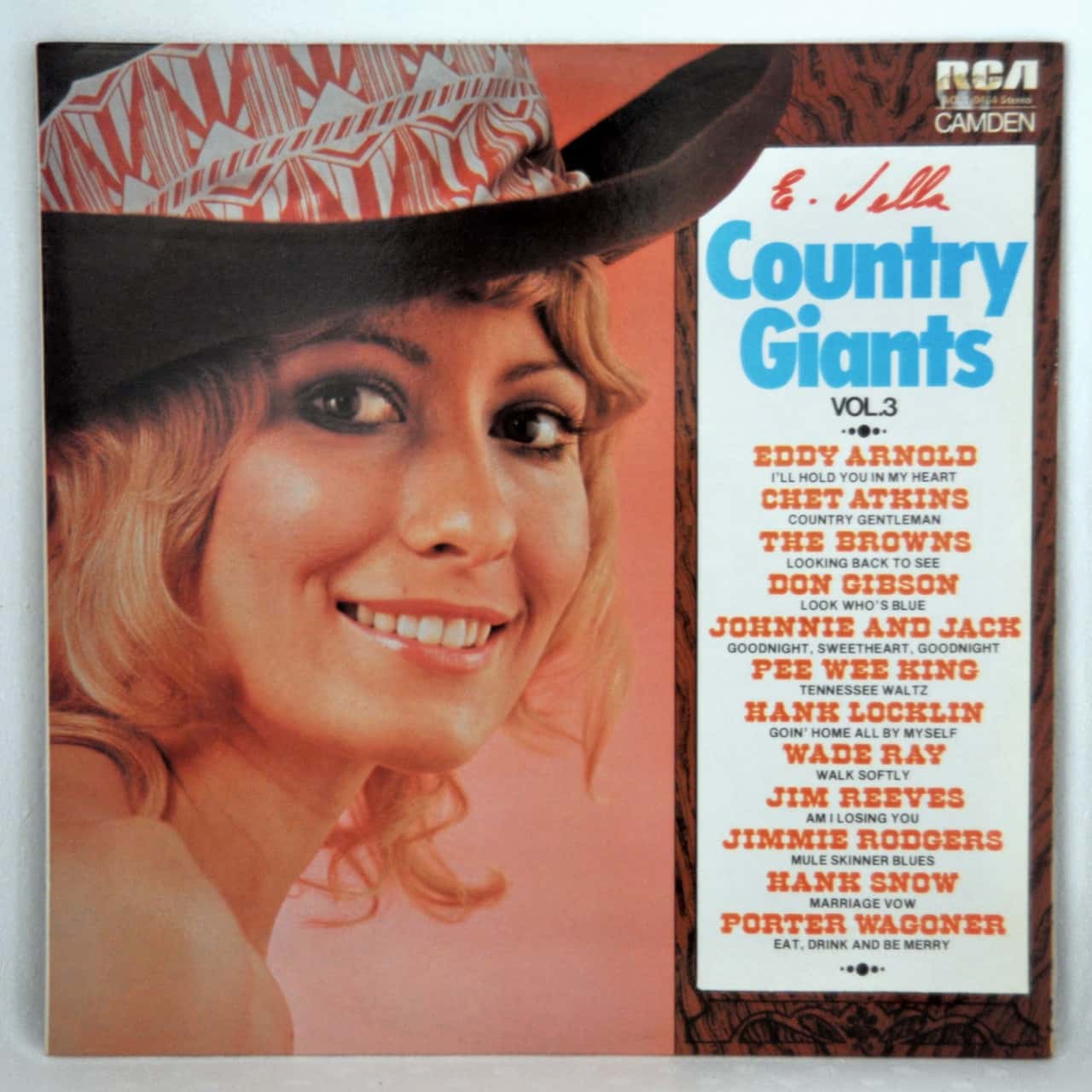 12" Vinyl Record - Country Giants Vol.3 - Folk/Country Music