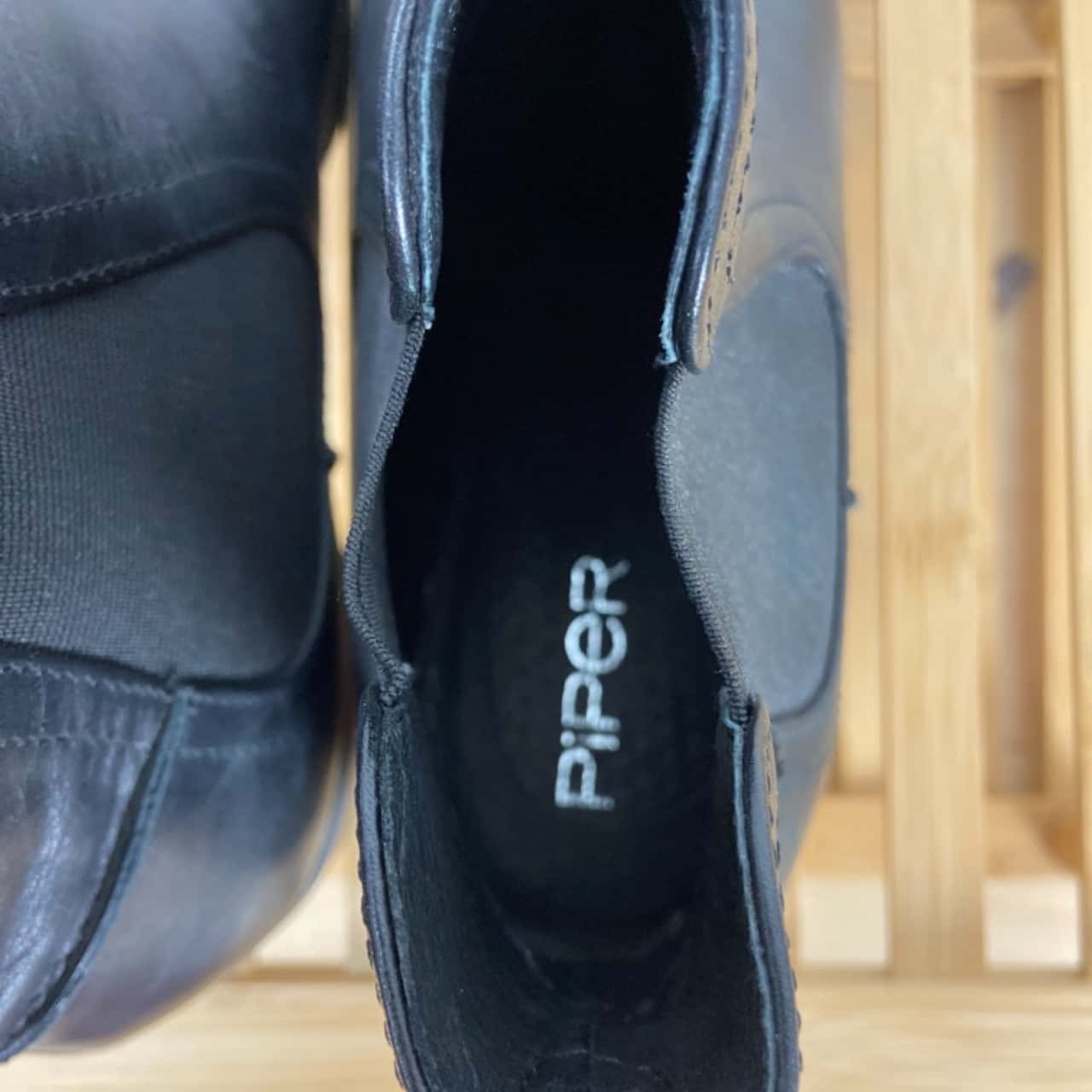 Piper Leather Size 40 Black Boots(s)