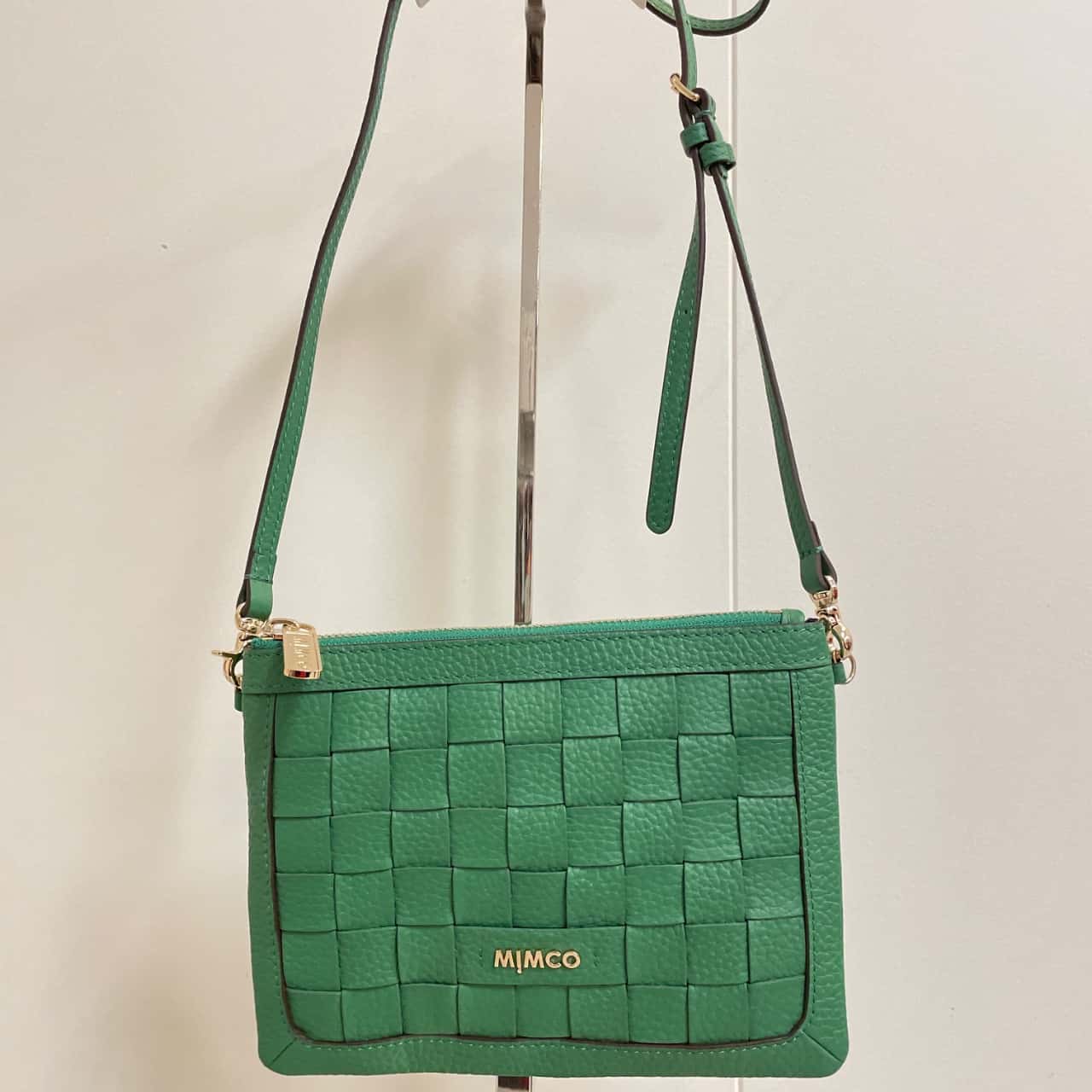 Mimco Womens Green Believer Pouch