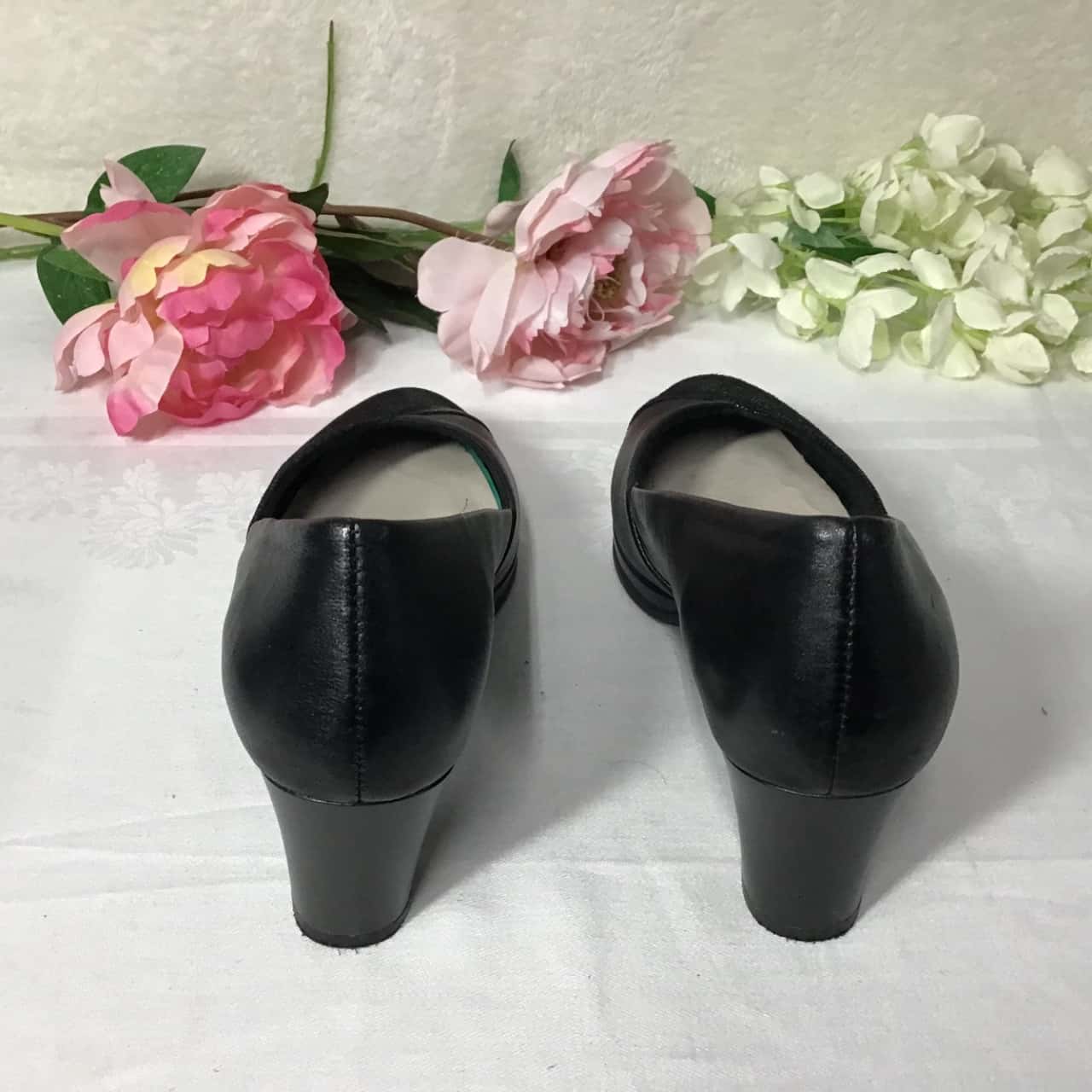 Supersoft by Diana Ferrari Womens Size 7C Black Scale / Suede Leather ...