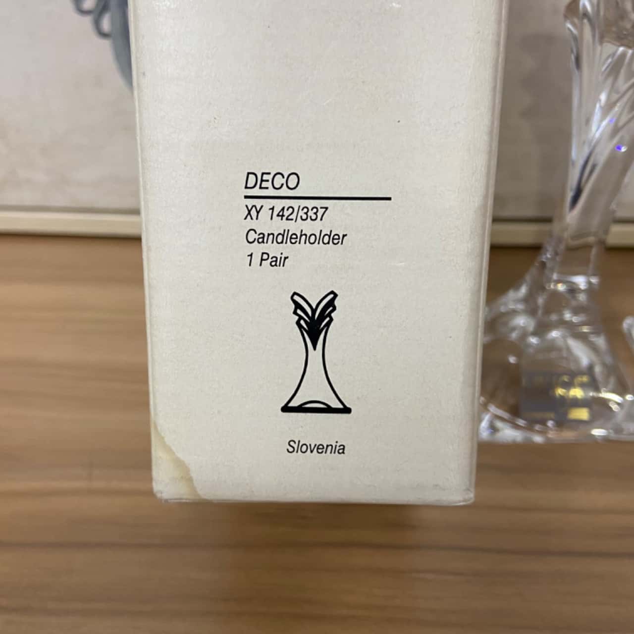 Vintage Mikasa Crystal Candlesticks (s)