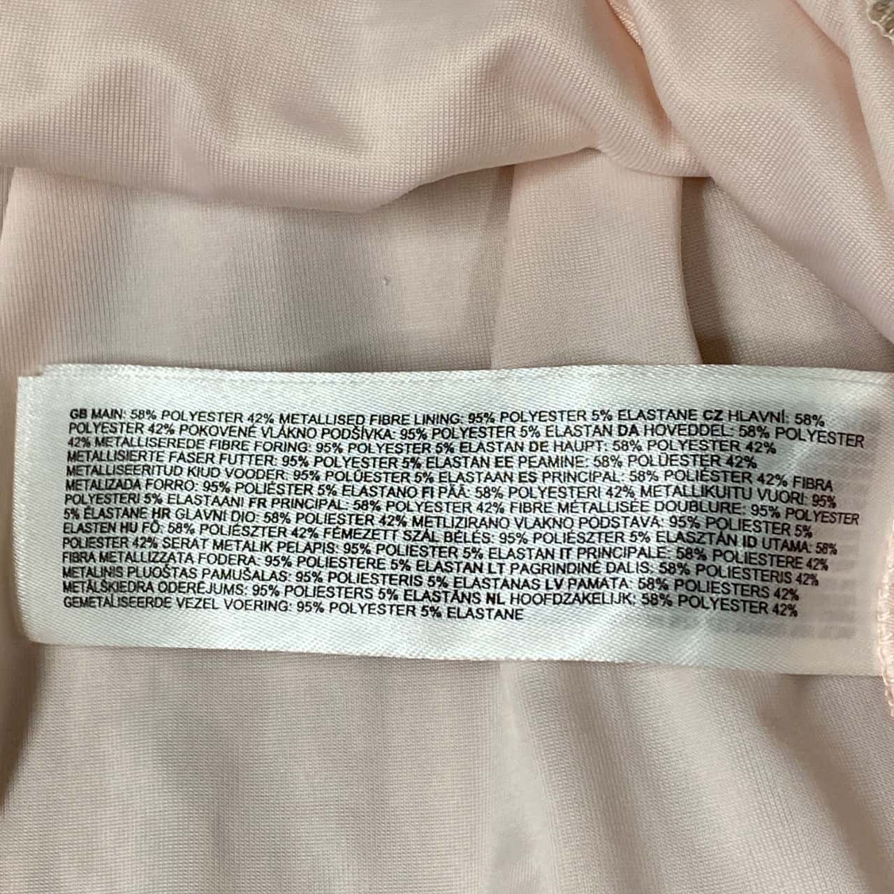 Women’s Forever New Size 12 Mini Dress Silver