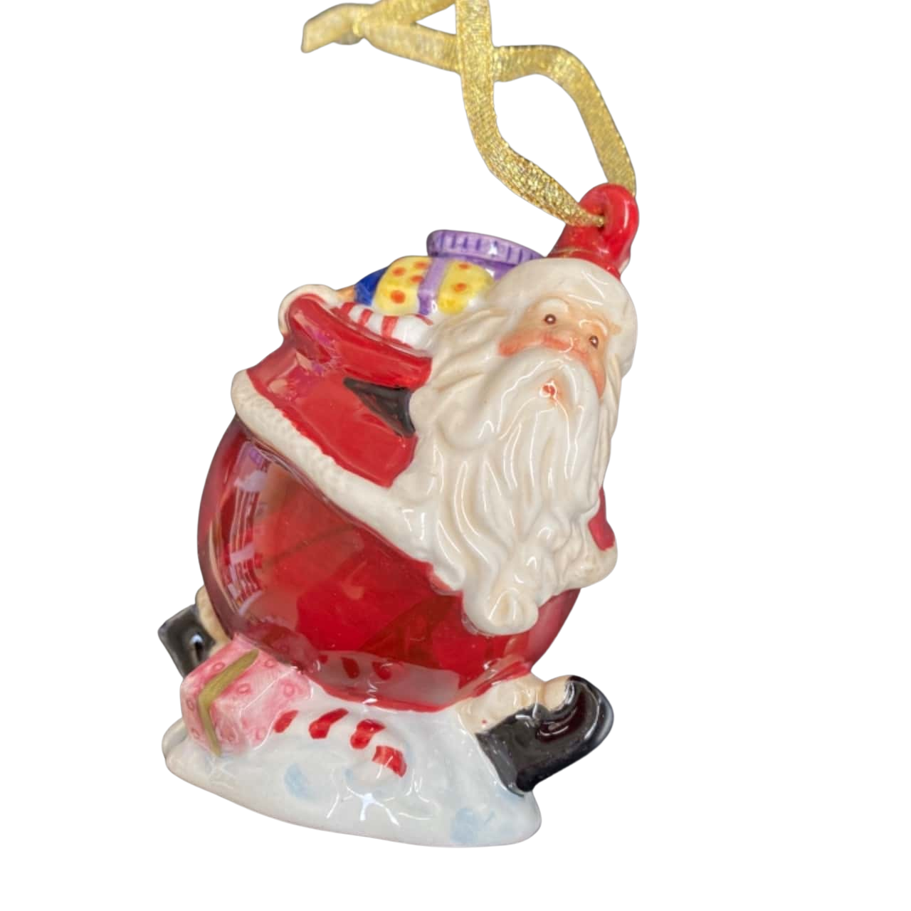 Royal Albert Santa Xmas Ornament With Sack(s)