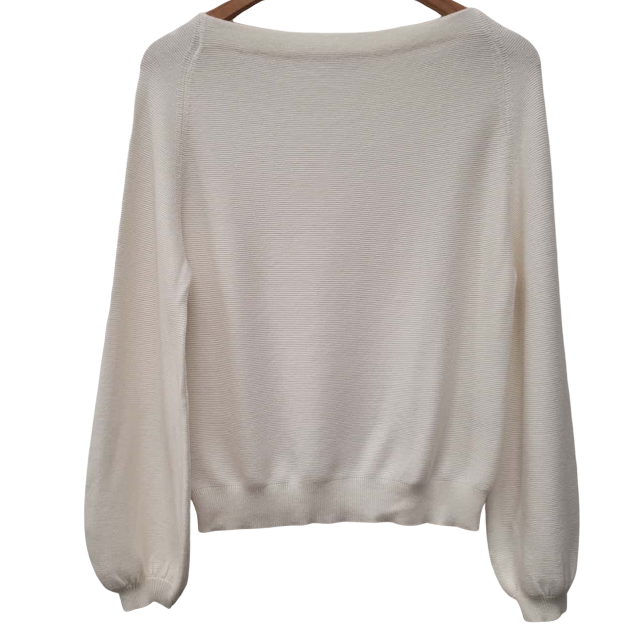 Veronika Maine Womens Size M White Jumpers (s)