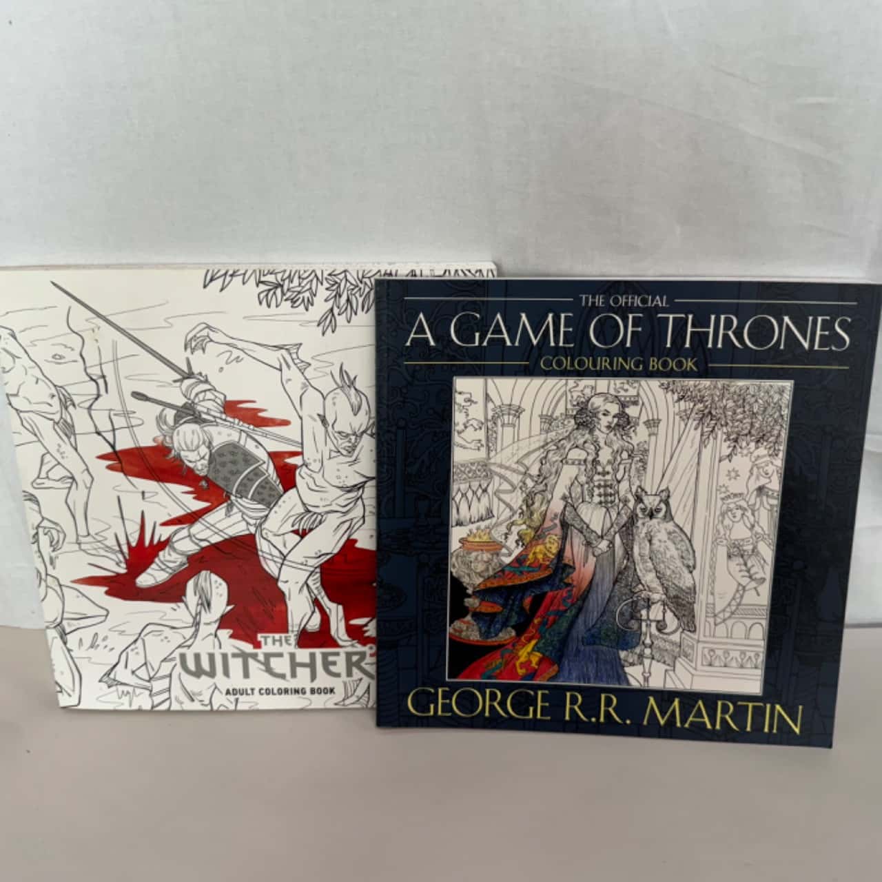The Witcher & game of thrones - adult coloring books