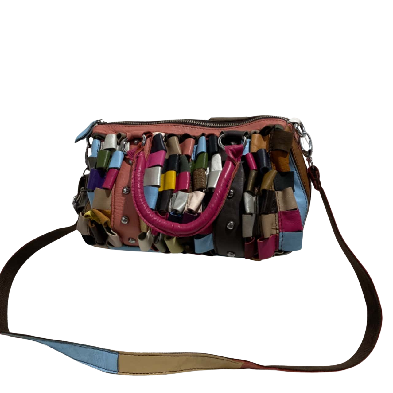 Chancebanda Womens Handbag Multicoloured with Silver Hardware(s)