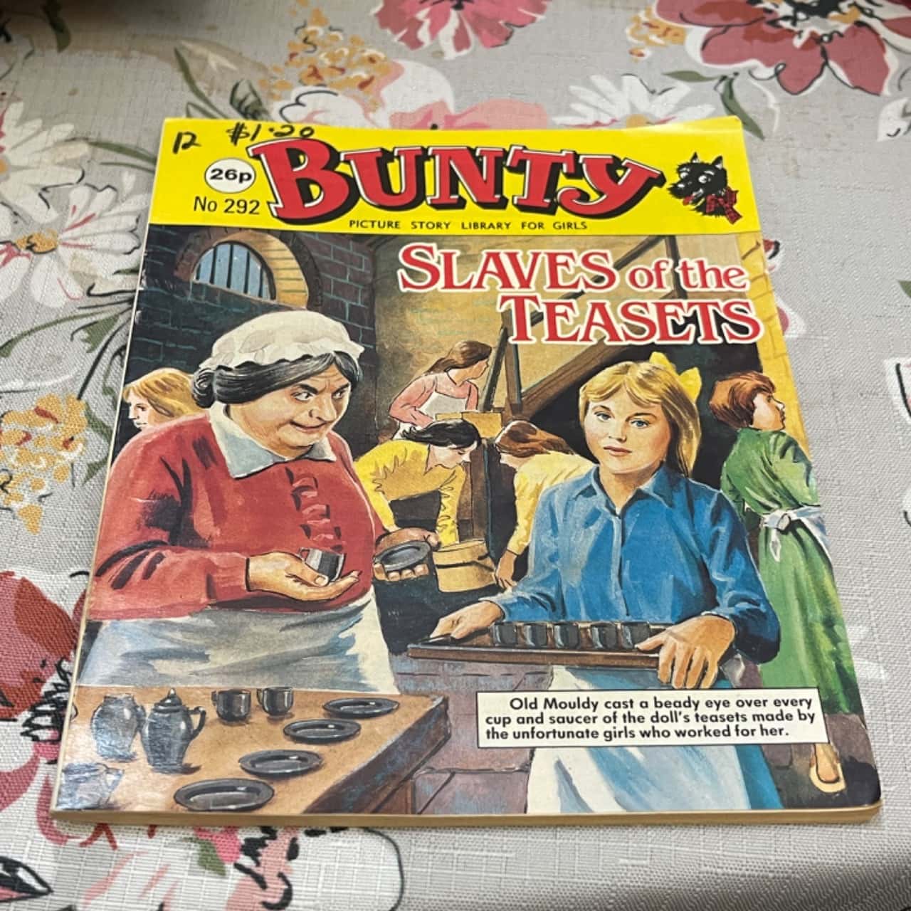 BUNTY - Picture Storybook for Girls ' slaves of the teasets ' Comic No 292(b19)