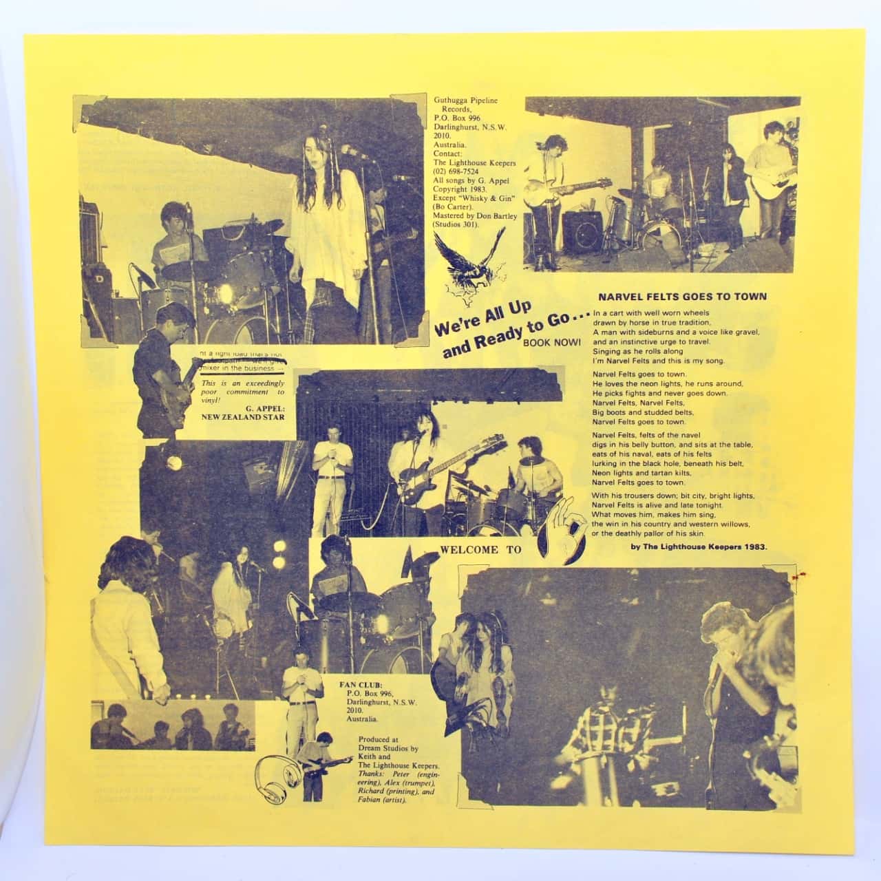 Rare 12" Vinyl Record 45 RPM - The Lighthouse Keepers- The Exploding ...