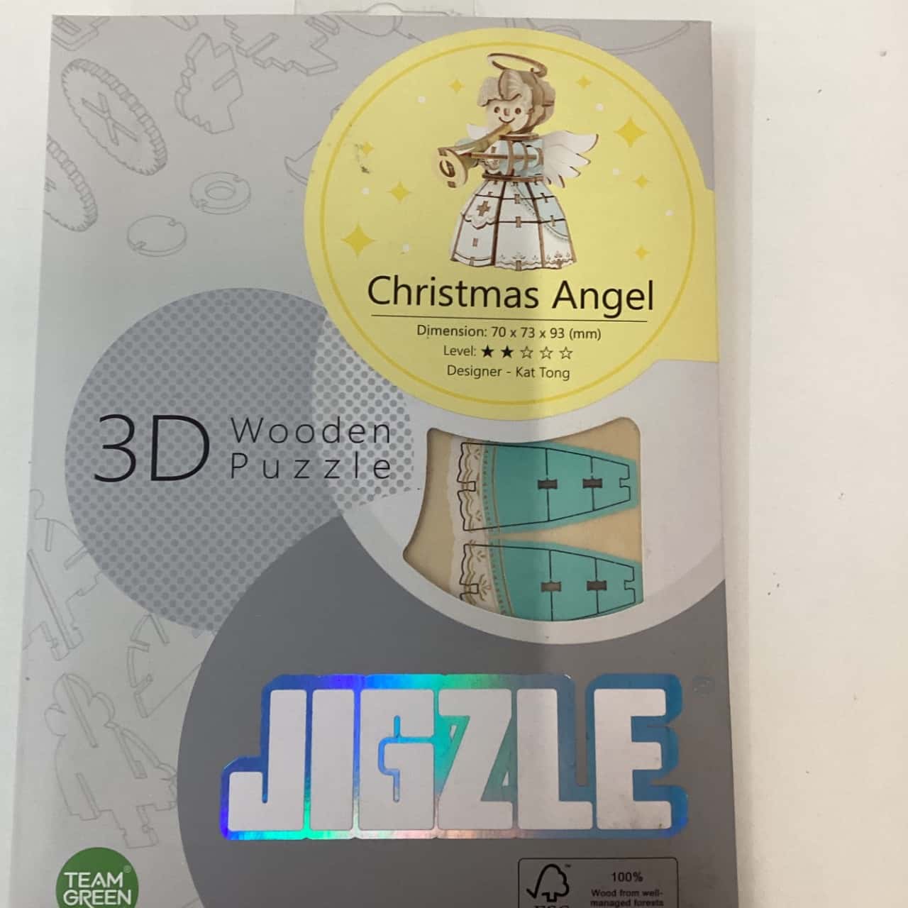 Kids 3D wooden Puzzle - Christmas Angel(s)