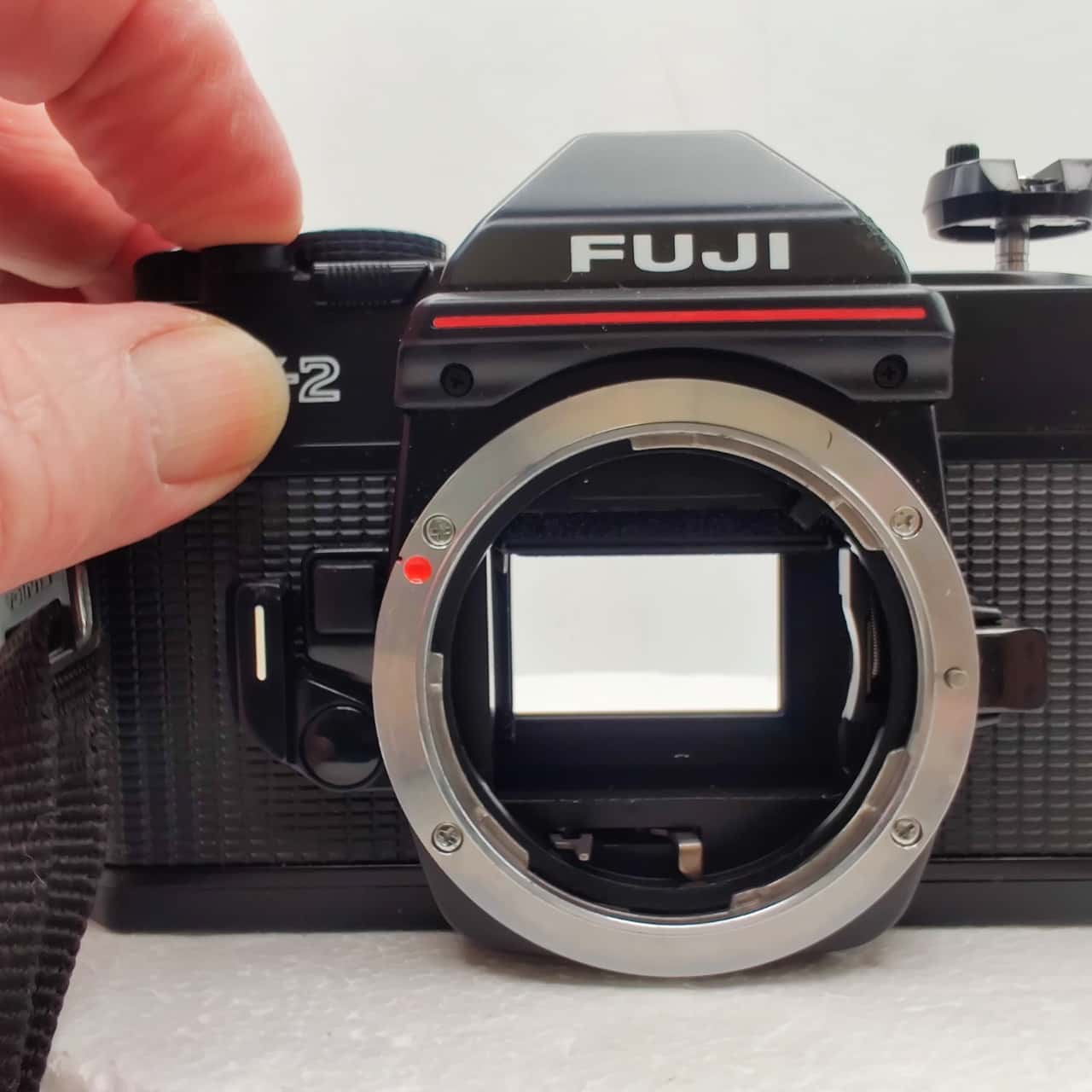 Fuji STX-2 35mm SLR Camera Plus Fujinon 50mm F/1.9 Lens In Complete ...