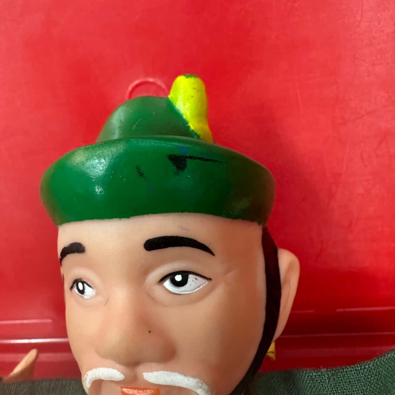 Vintage Hand Puppets With Plastic Container(s)