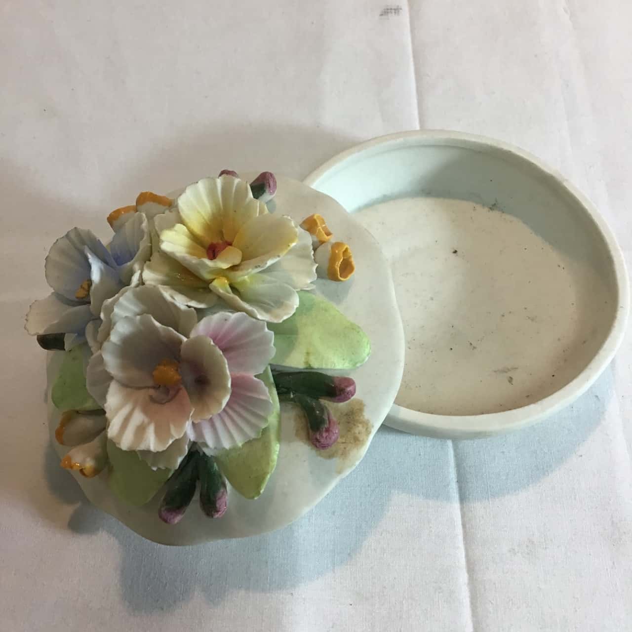 Capodimonte Porcelain Trinket Box(s)