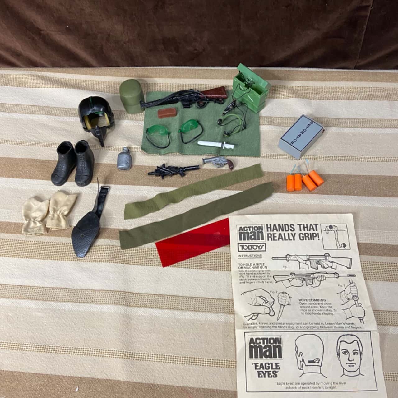 Vintage Action Man, Mixed Accessories