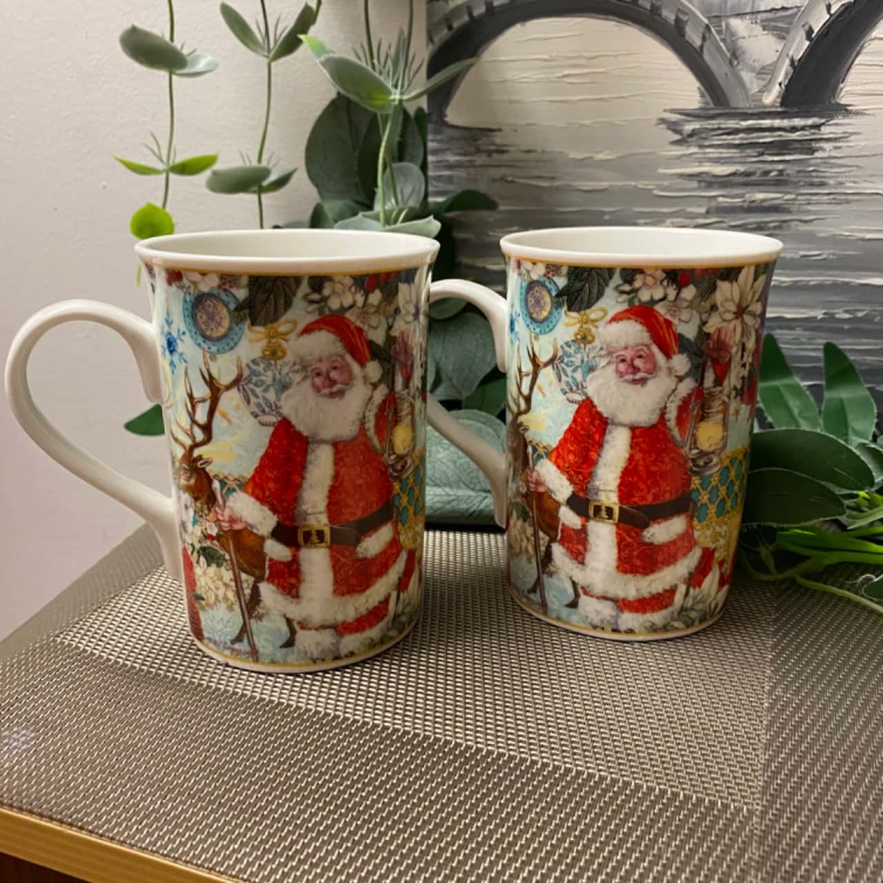 Joyful Santa Mugs Boxed(s) - Used As New | Salvos Stores