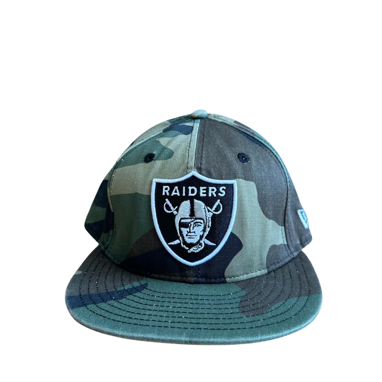 59 Fifty New Era Men's Size 7 1/4 NFL Raiders Baseball Cap Camouflage