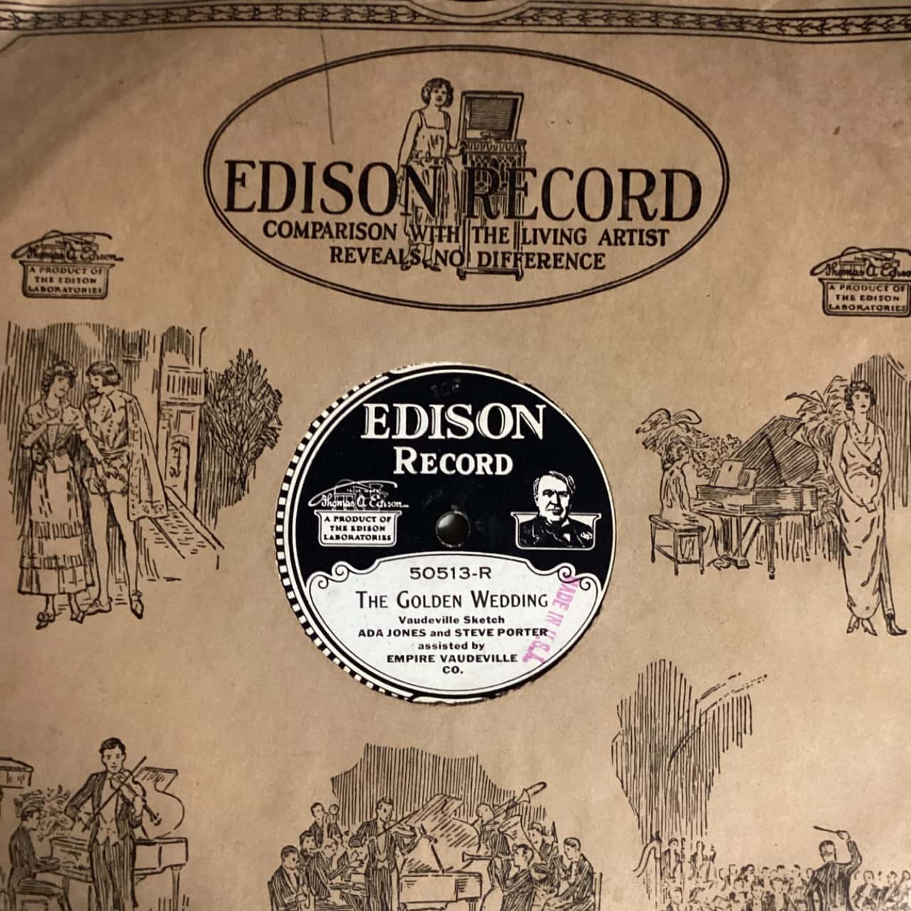 Edison Record Phonograph Record
