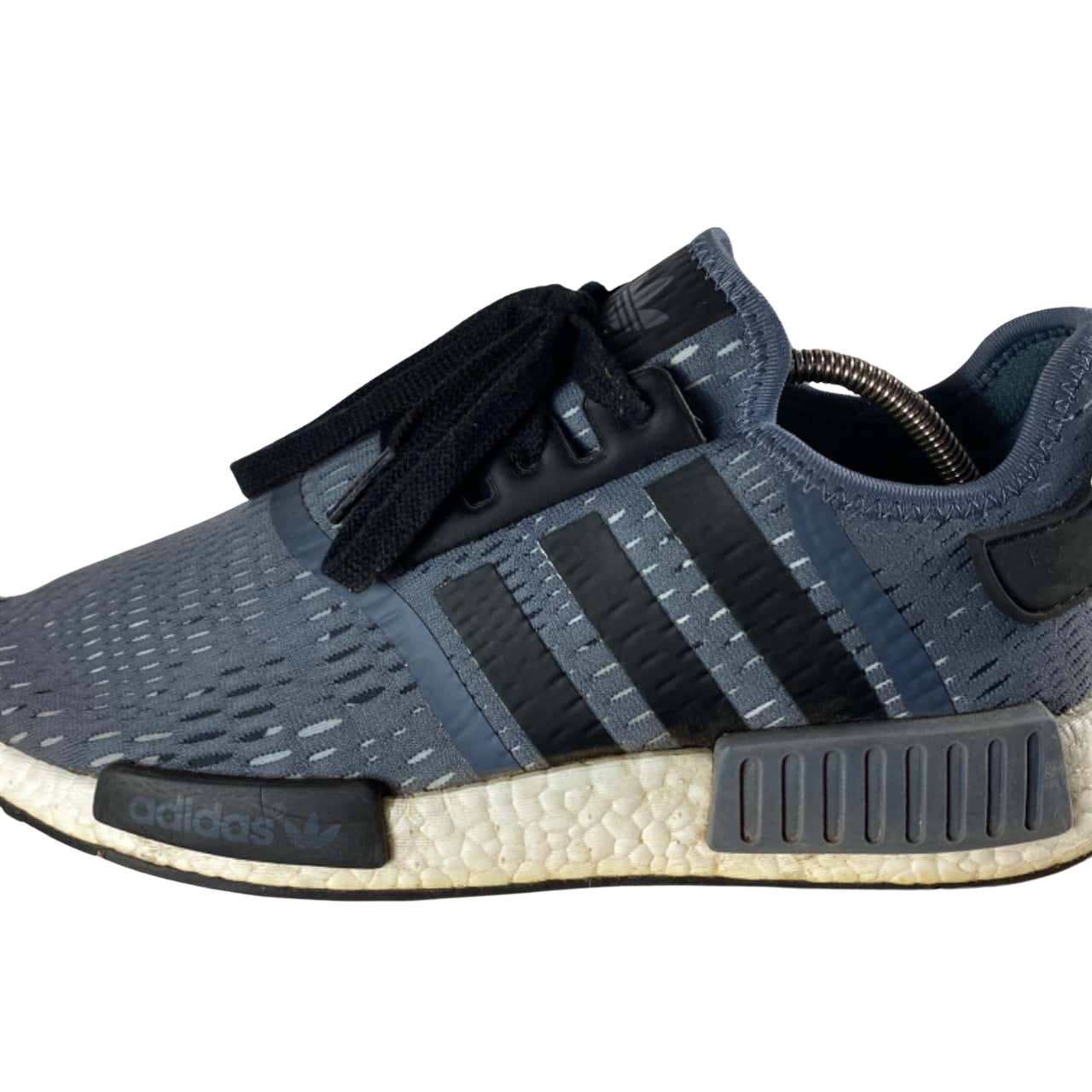 Adidas Mens Boost Sneakers Size 10 / 10.5 Black / Grey / White (s)