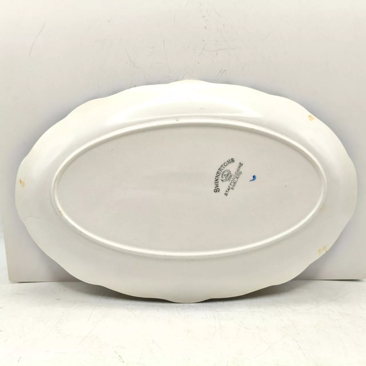Vintage Swinnertons Staffordshire Warwick Castle 26 cm China Serving ...