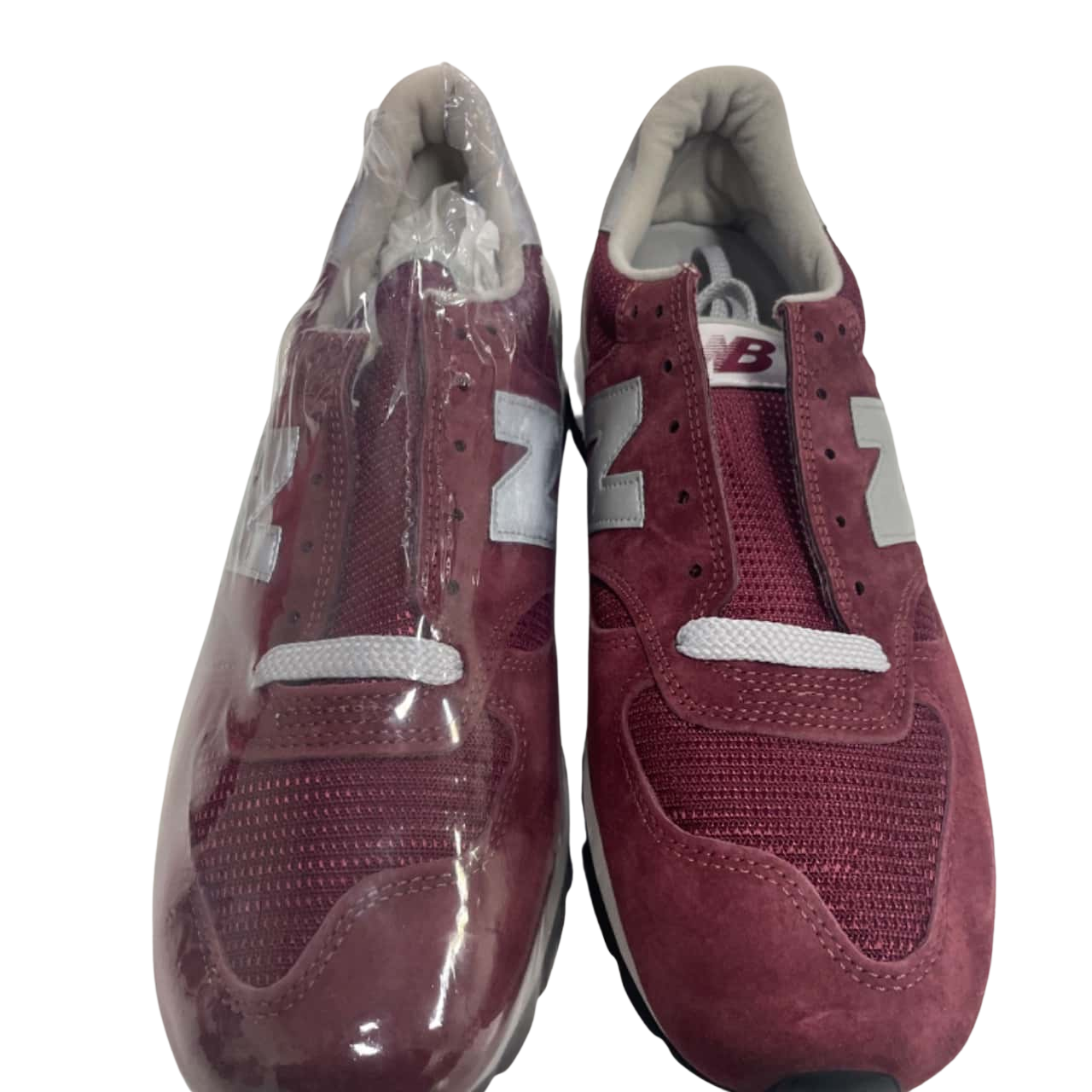 New Balance Mens Size 10.5 Maroon / Silver runners (s)
