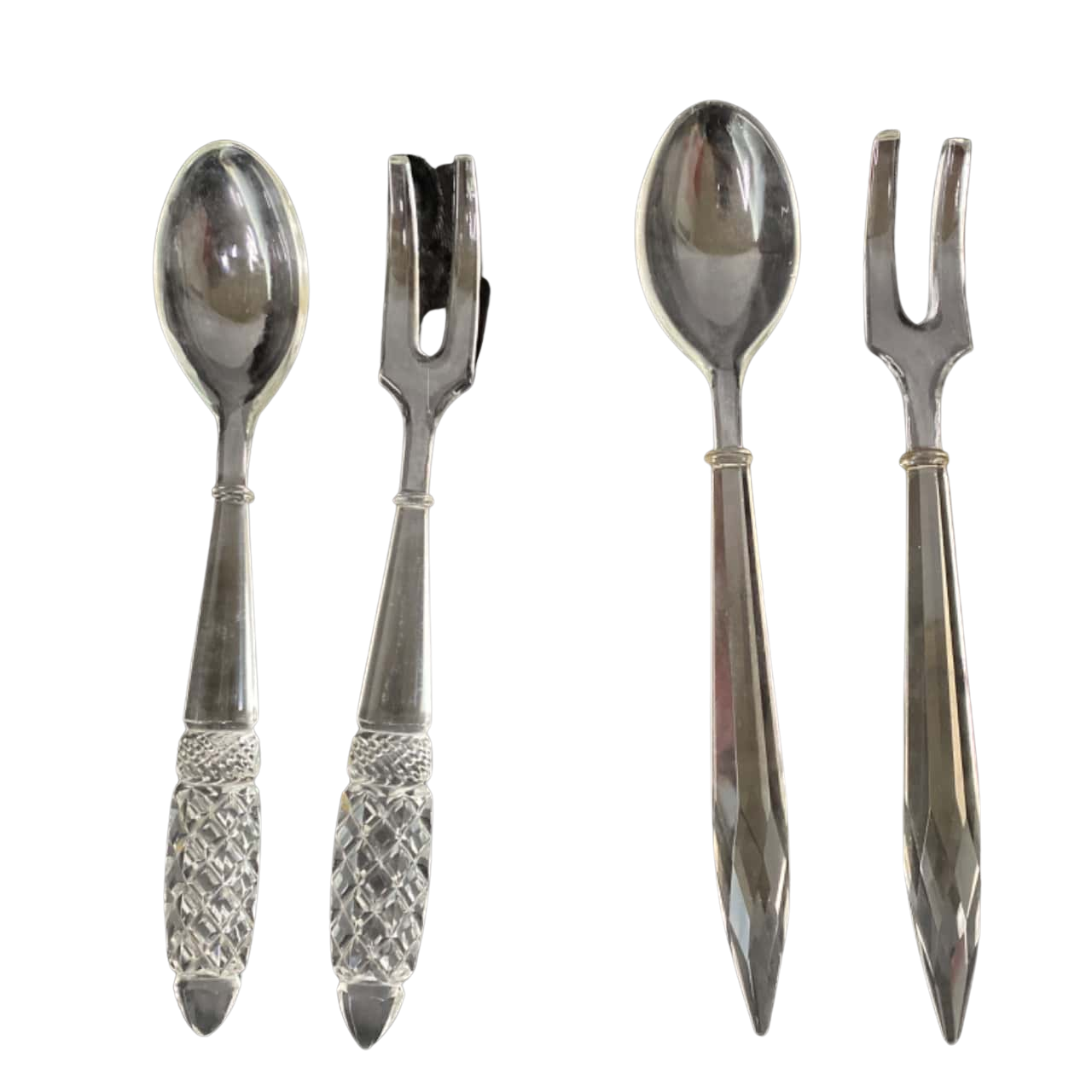 Crystal Salad Servers x 2 Pairs(s)