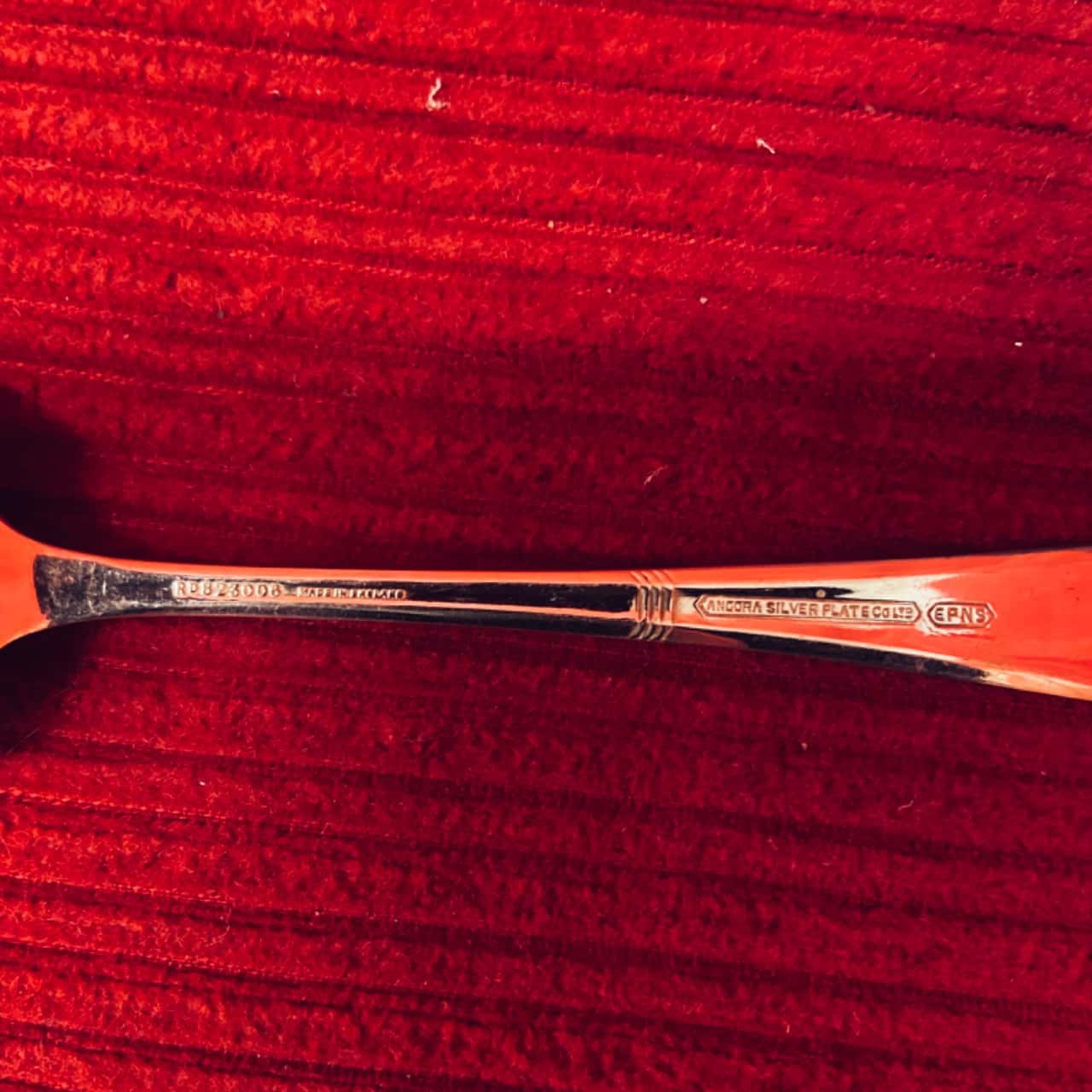 Made in England Vintage Retro Desert Spoons & Forks with Serving Spoon ...