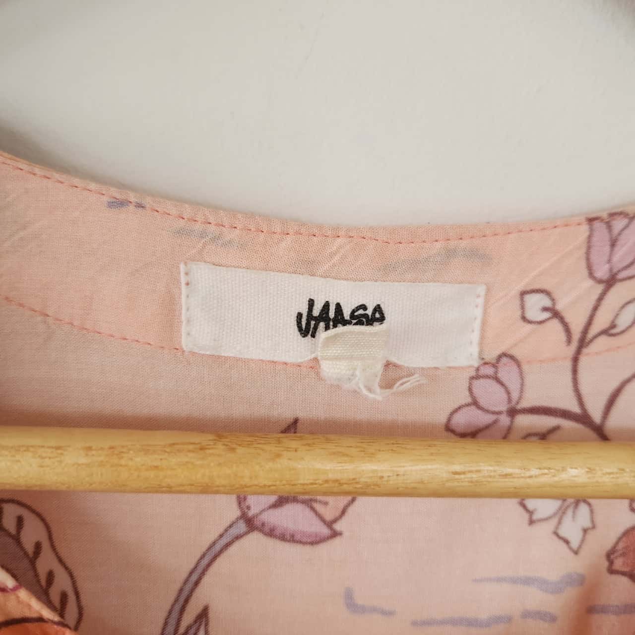 Jaase Pink Floral Pattern Mini Dress Size 10 / M