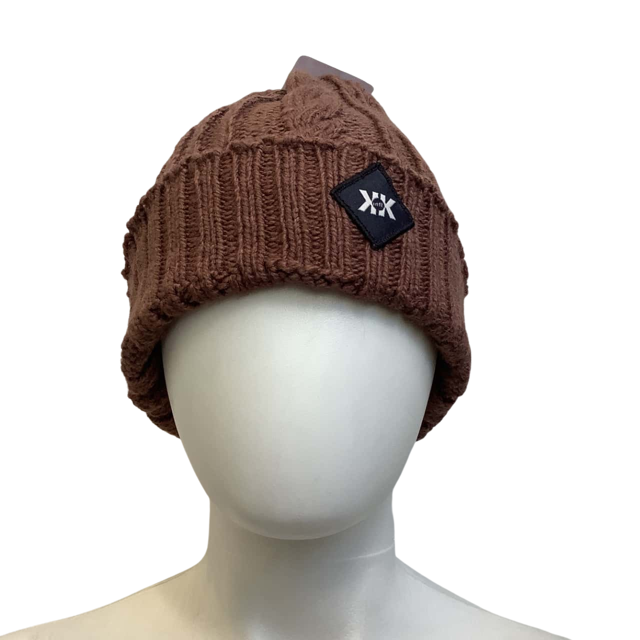 Krochet Kids Reed Knit Beanie Alpaca Blend Nutmeg BNWT (s)