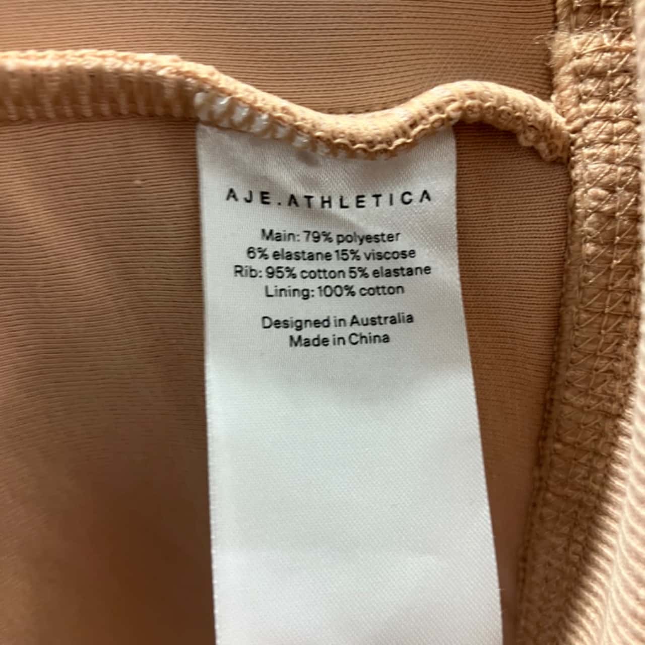 Aje. Athletica Women's Size 10 Spacer Knit Bomber Jacket Pink(s)