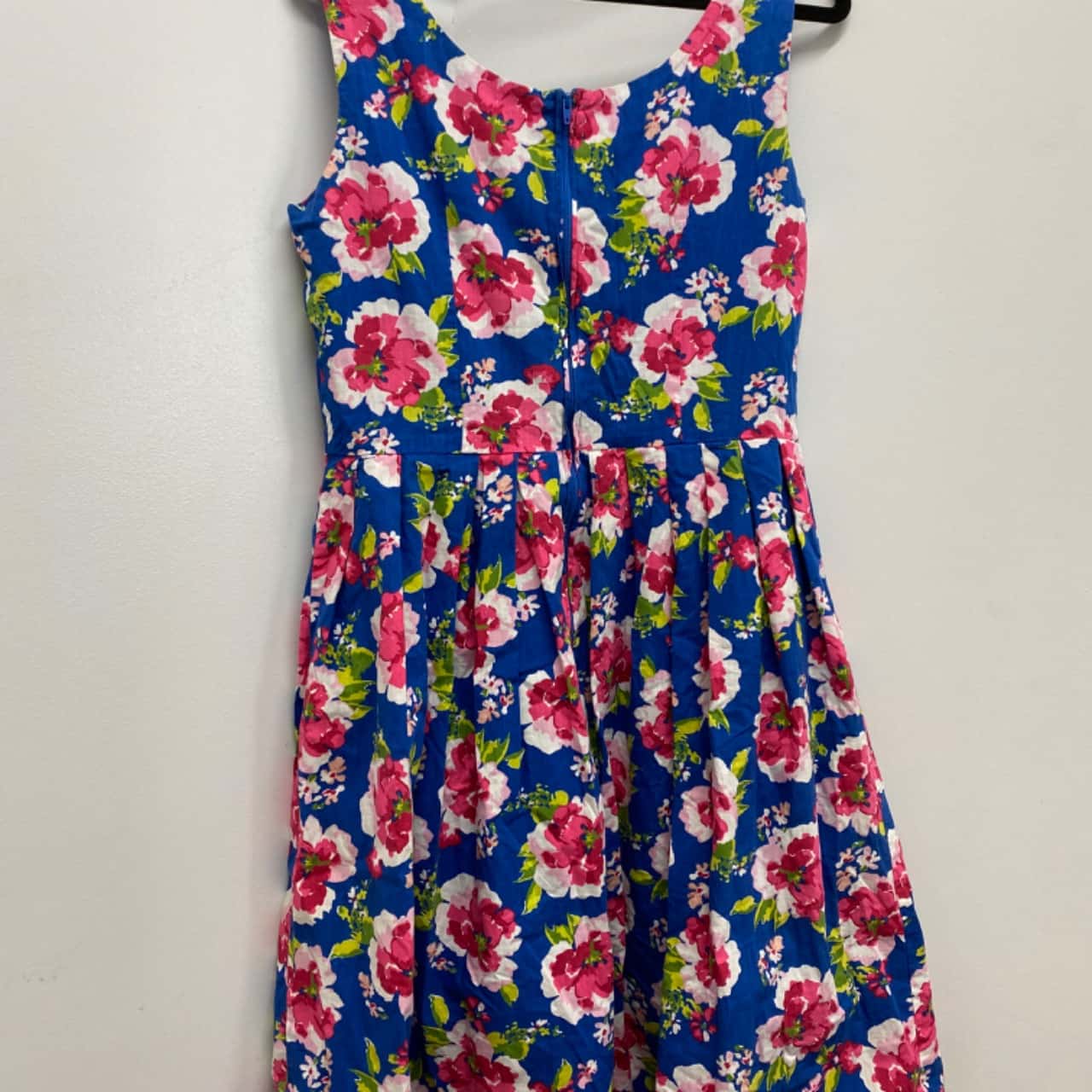 Dangerfield Womens Size 12 Party Dress Blue Floral S