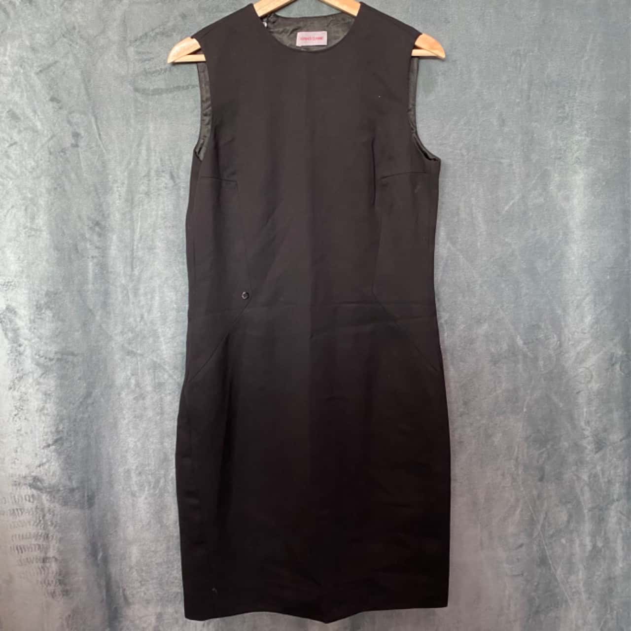 Womens Size 12 Midi Dress Black (s)