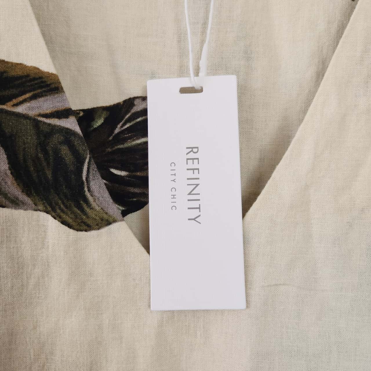 REFINITY City Chic Daintree Palm Dress Size 18 / M / Plus Size