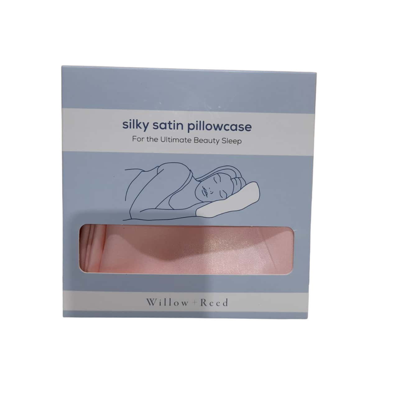 Willow + Reed Silky Satin Pillowcase Pink(s)