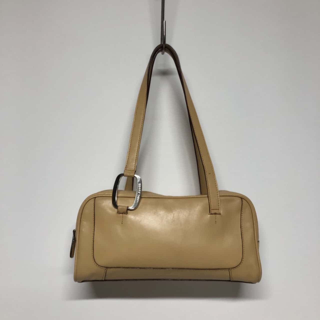 Womens Anna Pelle Beige Handbag (s)