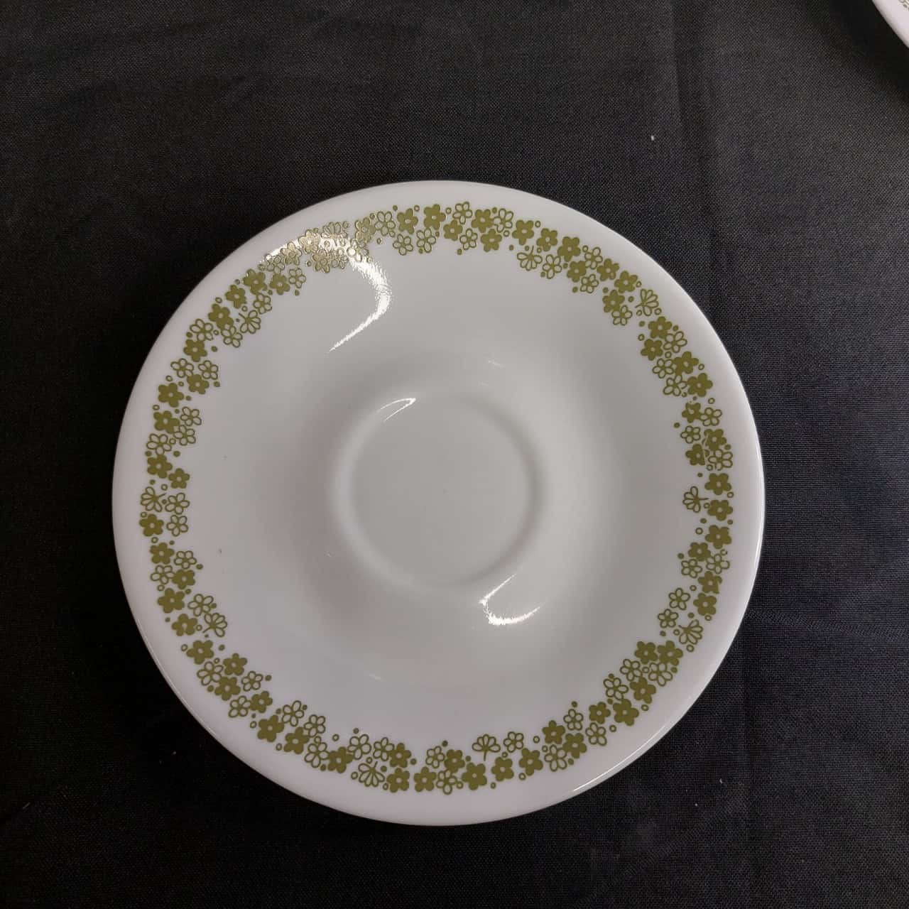 Corelle Corningware "Spring Blossom" Saucers x 2 Vintage