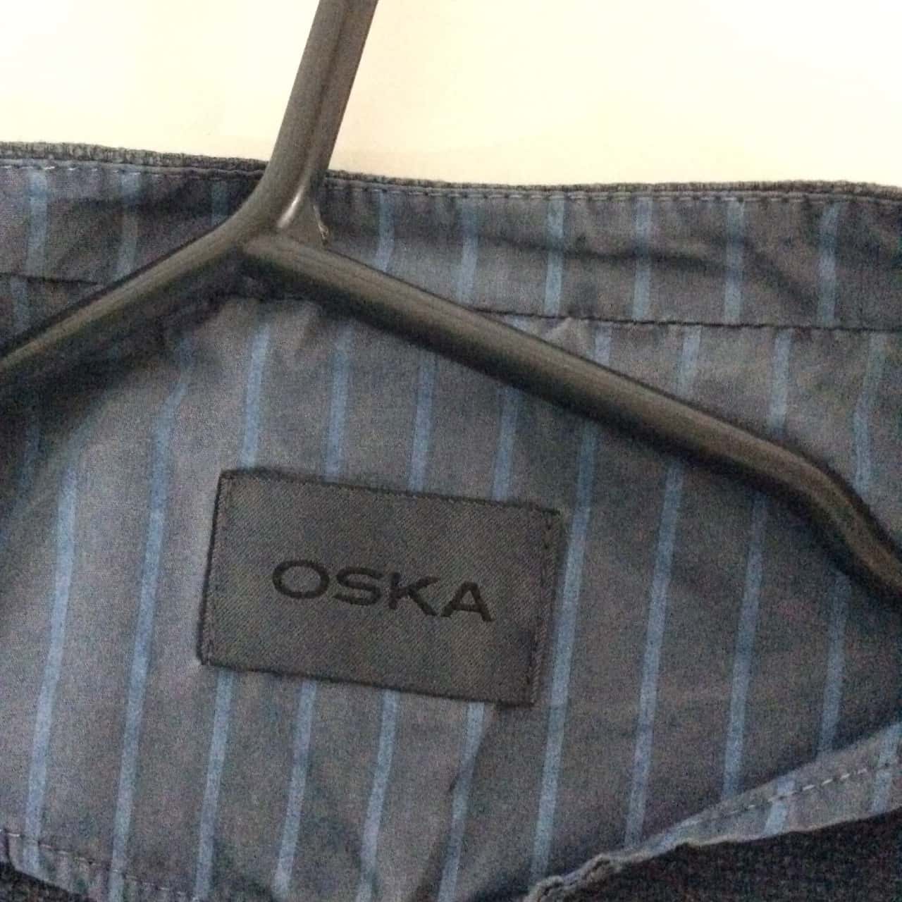 OSKA Womens Size 1 Button Up Grey (s)