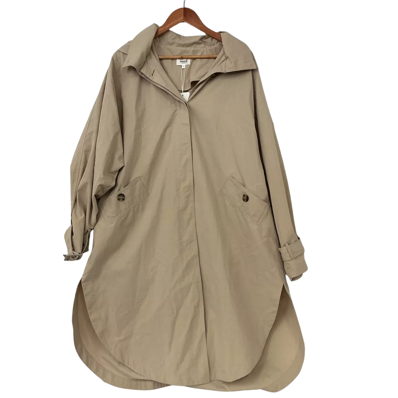 Seed Heritage Womens Coat Size 16 Cools Sand Color | Brand New | RRP 249.95