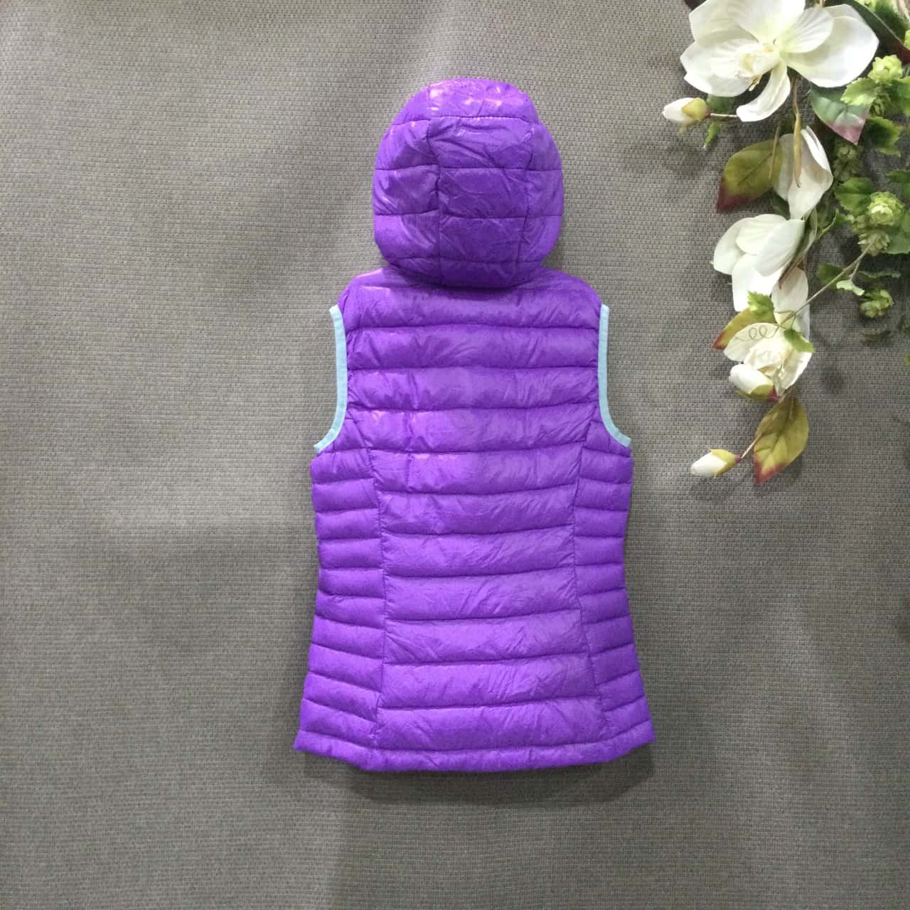 Free Country, Girls, Hooded Vest, Size 7-8, Purple (s)