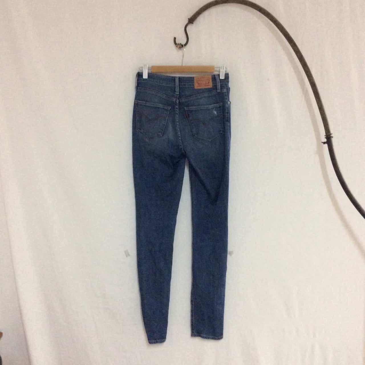 Levi Strauss & Co. Womens Size 27 High-Waisted Jeans, Blue (s)