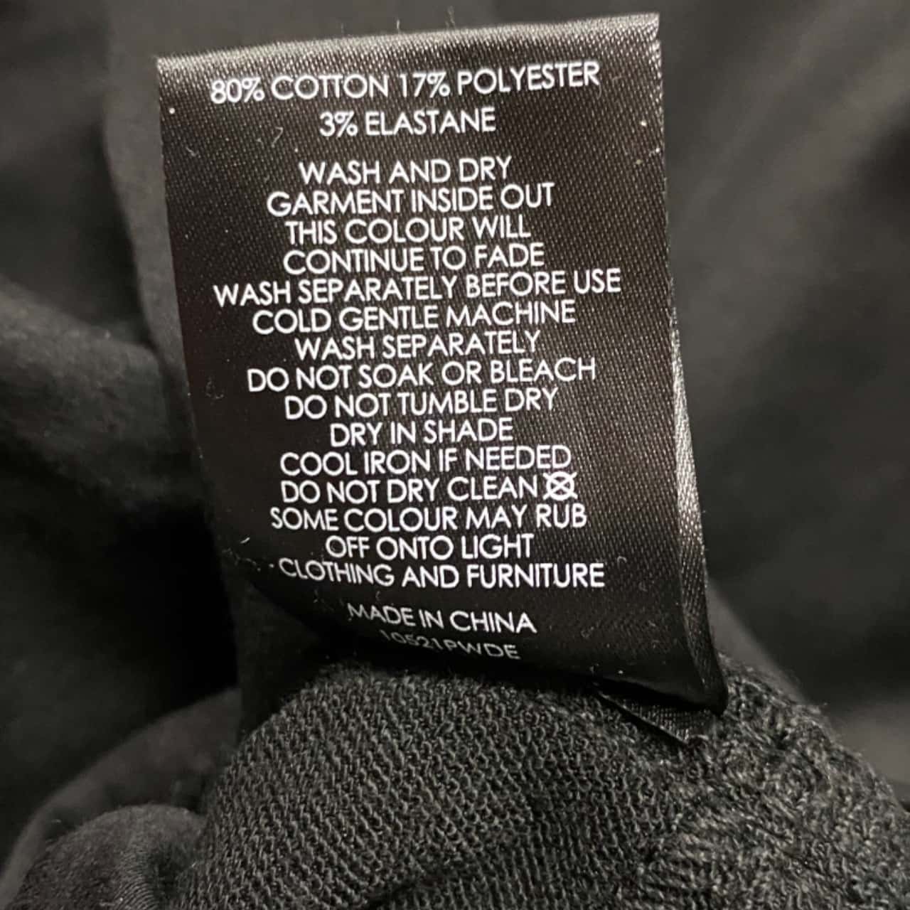 Decjuba Womens Size 16 Black ‘Riley Biker Jean’