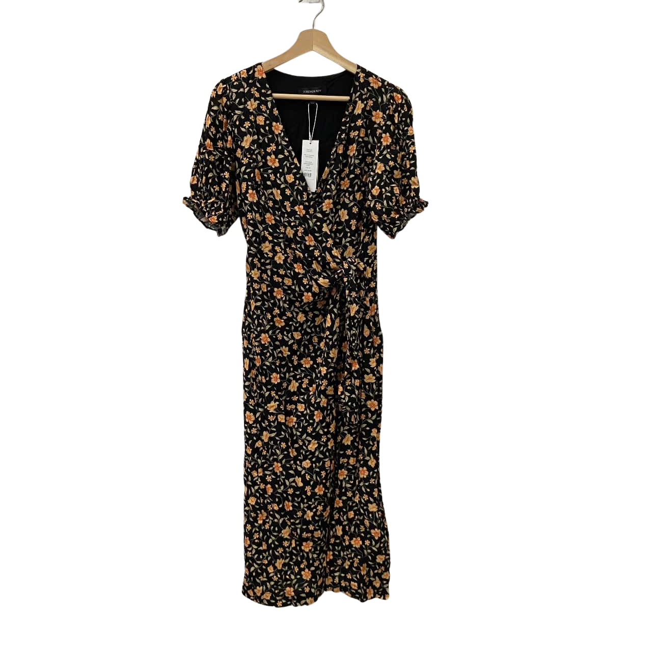 Forever New Womens Size 12 Midi Dress Floral (s)