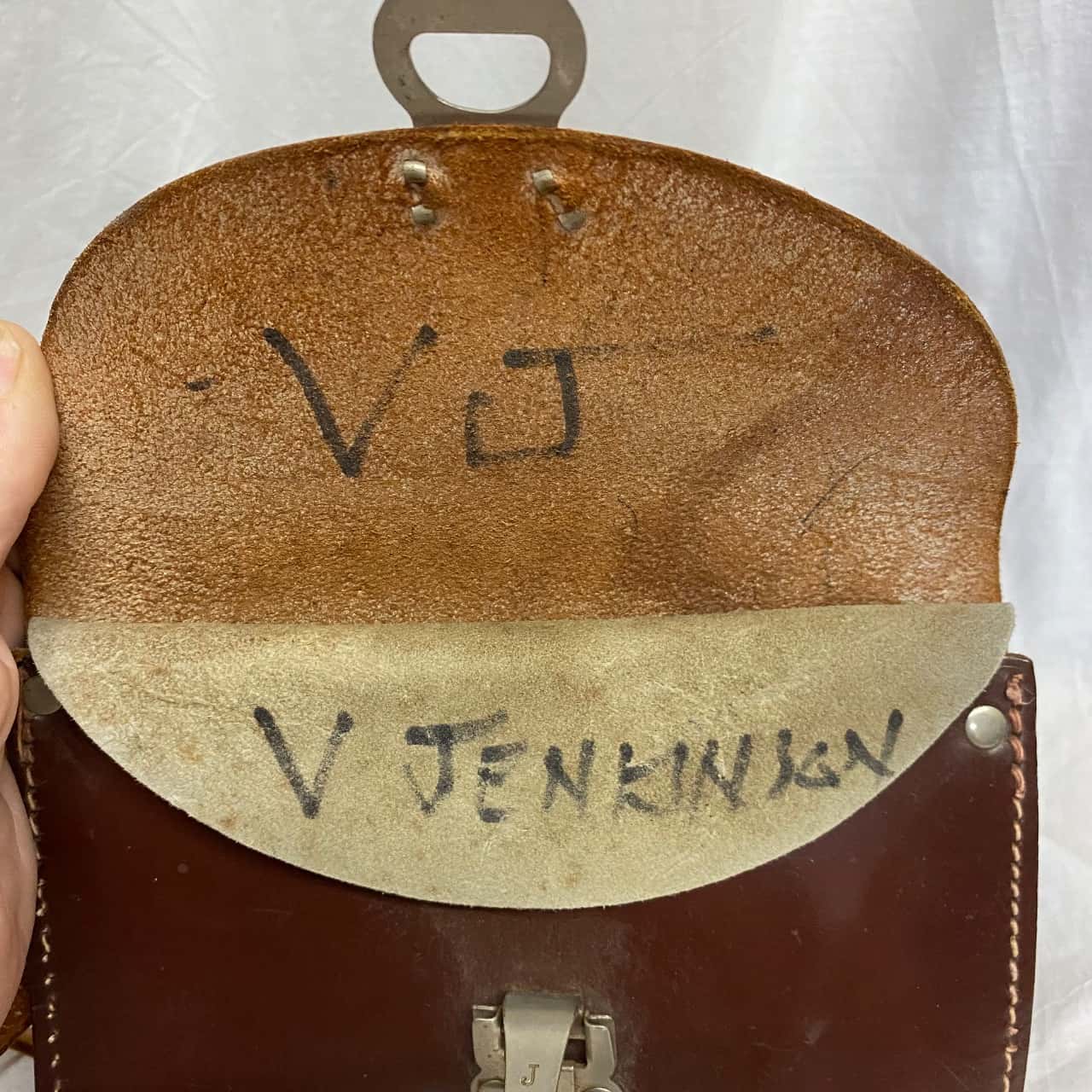 Vintage JLT Leather train conductors bag(s)