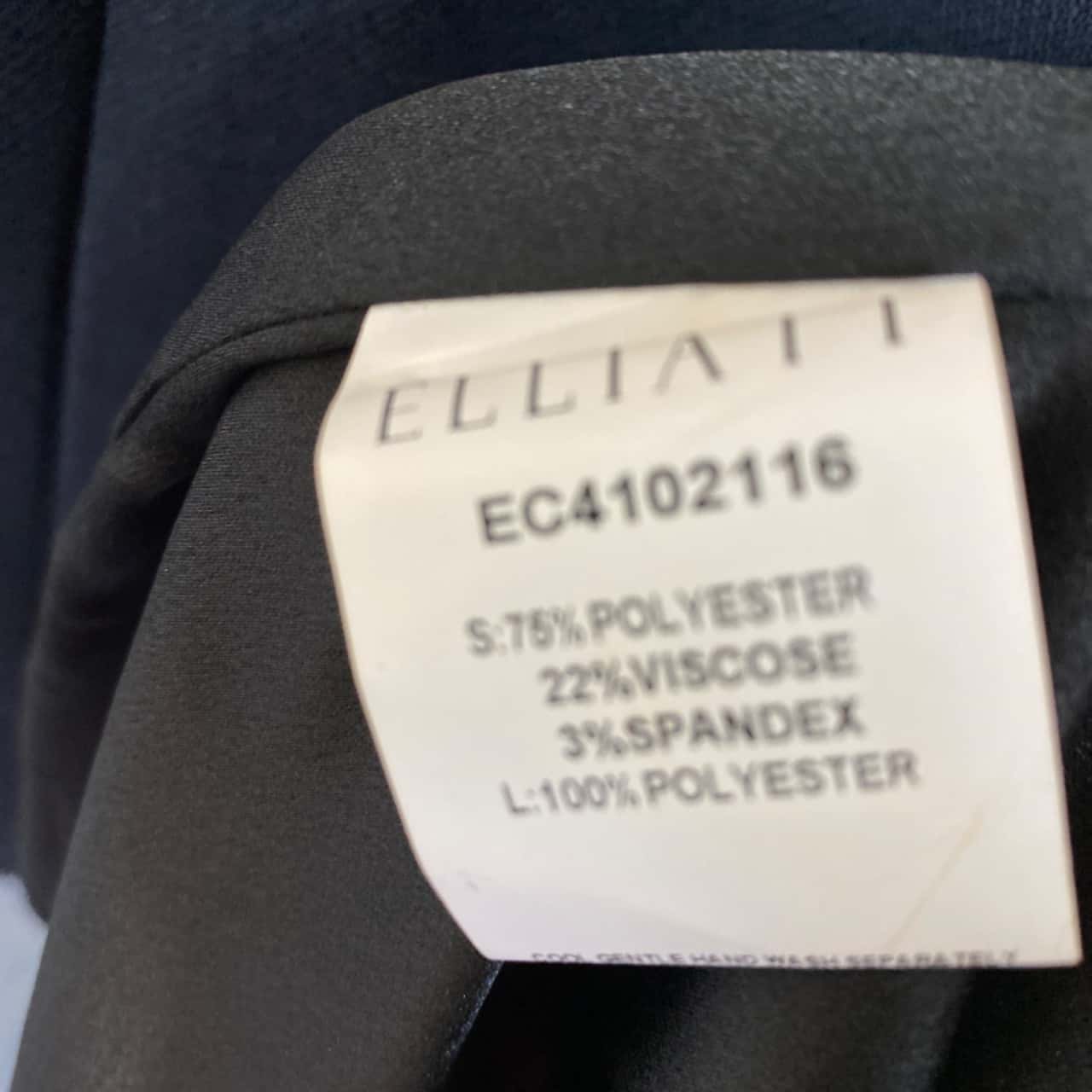 Elliatt Womens Size M Winter Coat Navy Blue (s)