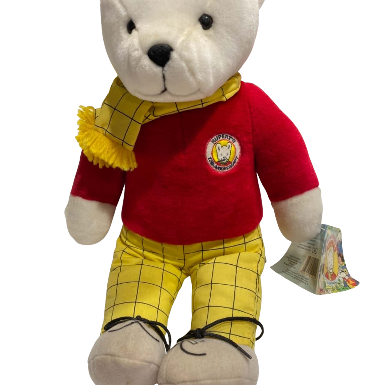 Rupert The Bear Plush Teddy Original Tags