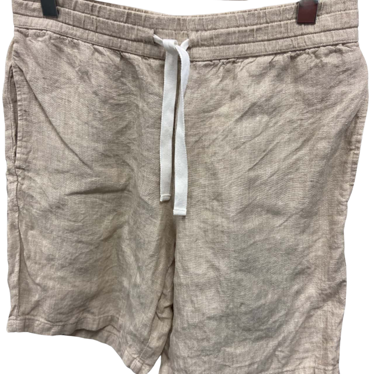 Assembly Label Mens Size 34 Beige linen shorts