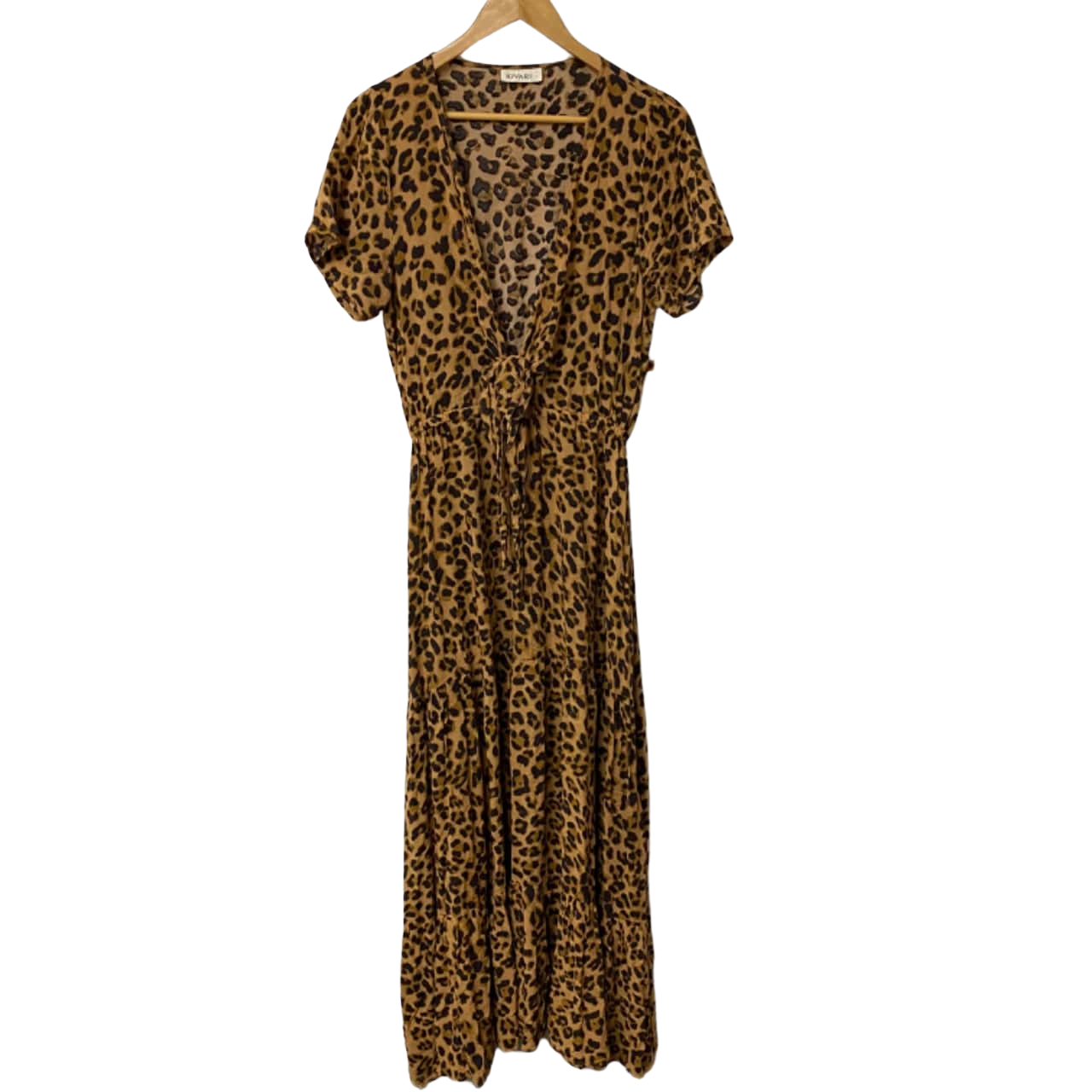 Kivari Womens Size L Maxi Dress Animal print (s)