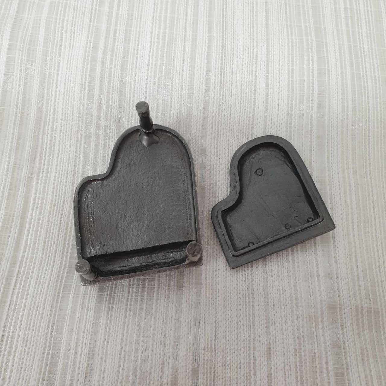 Super Cute Pewter Tone Piano Style Trinket Box With Padded Look /Lid ...