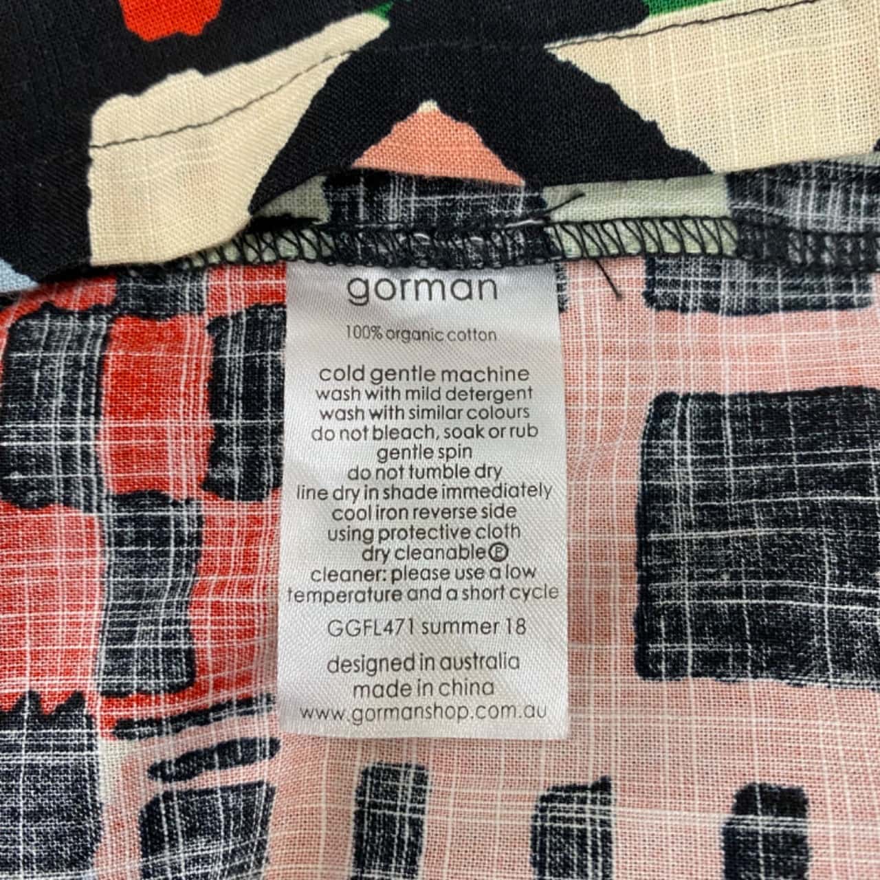 Gorman Womens Size 14 Midi Dress Multicoloured / Pattern (s)