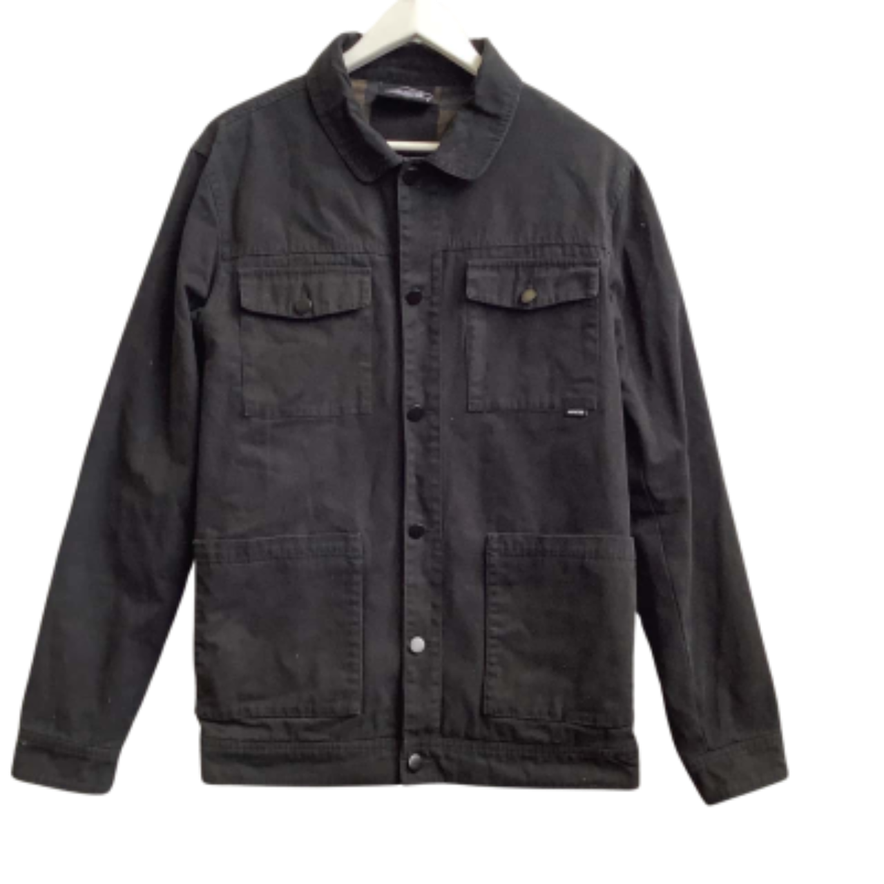 Depactus Mens Size M-L Button Up Jacket Black