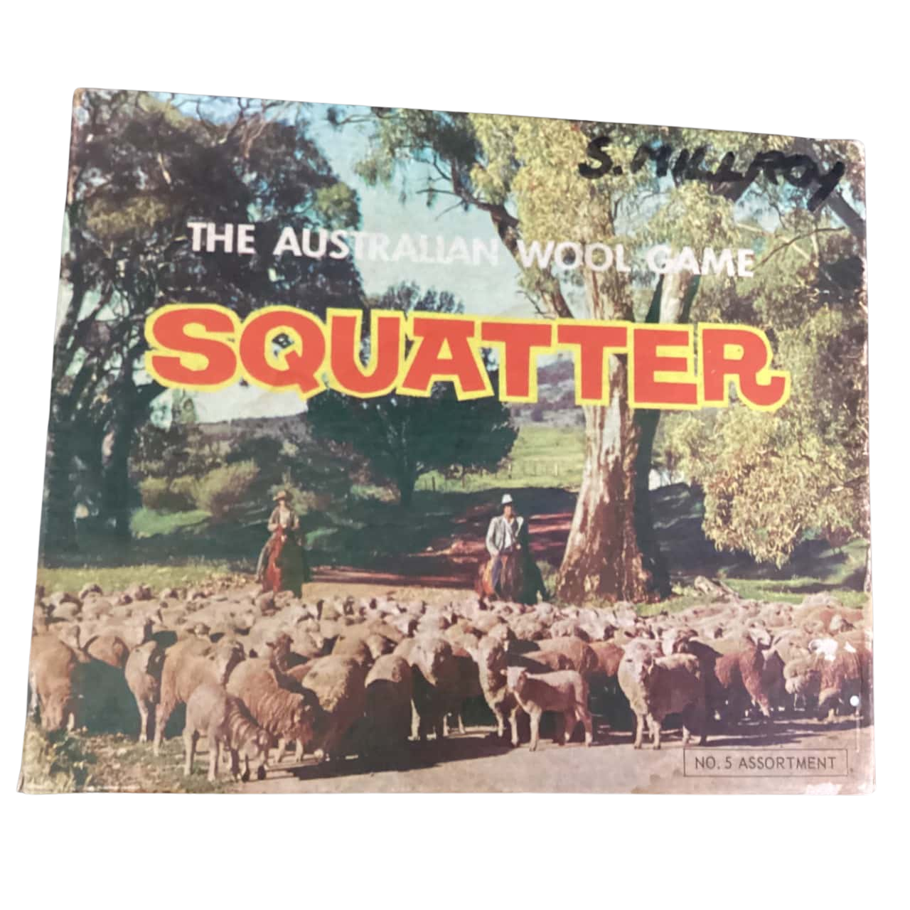 Vintage Australian Wool Game Squatter (s)