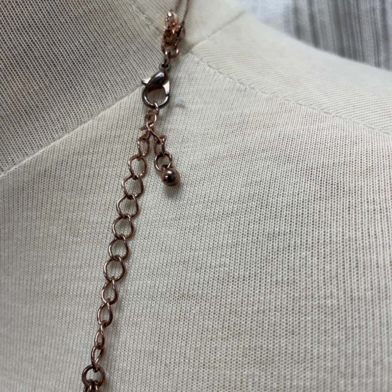 Womens long 2 tier Necklace Pearl / Rose Gold (s) - Used Good | Salvos ...